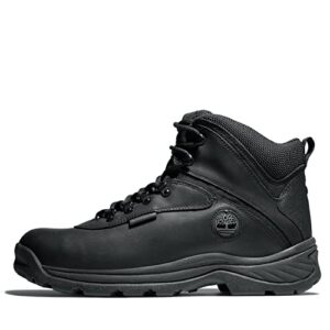 Timberland mens White Ledge Mid Waterproof Hiking Boot, Black, 7.5 US