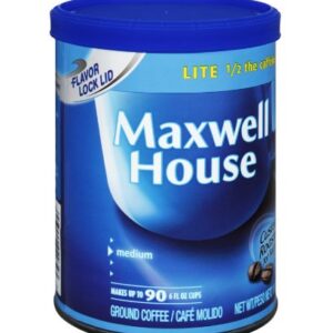 Maxwell House Lite Medium Roast Ground Coffee 11 oz (Pack of 6)