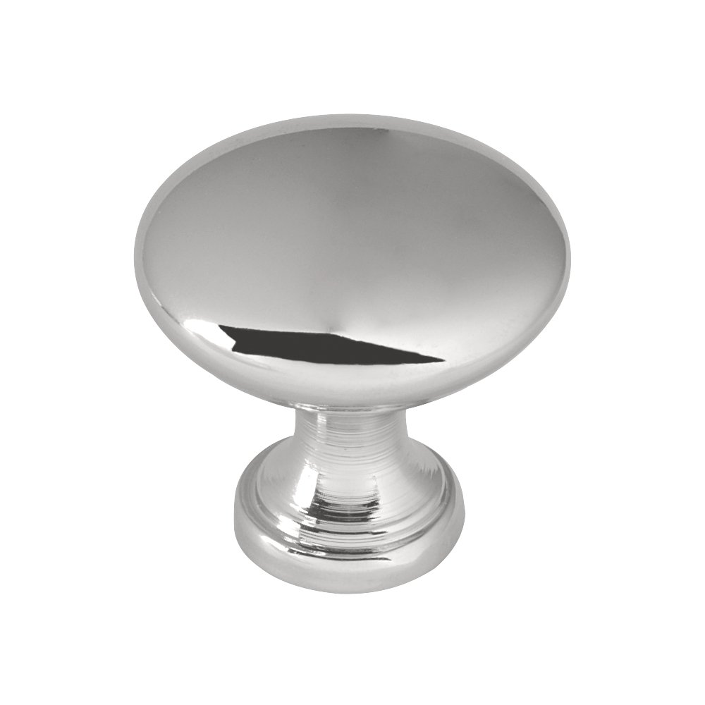 Brainerd P11747V-PC-C 1-1/4 Garrett Cabinet Hardware Knob, Polished Chrome