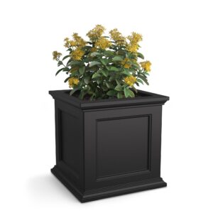 mayne 5825b fairfield planter, 20-inch, black