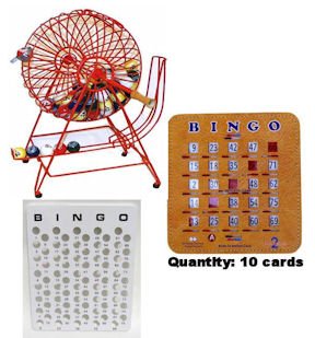 Colorful Professional Ping Pong Bingo Set