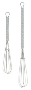 mrs. anderson’s baking mini whisks, includes 1 each 5-inch and 7-inch whisk