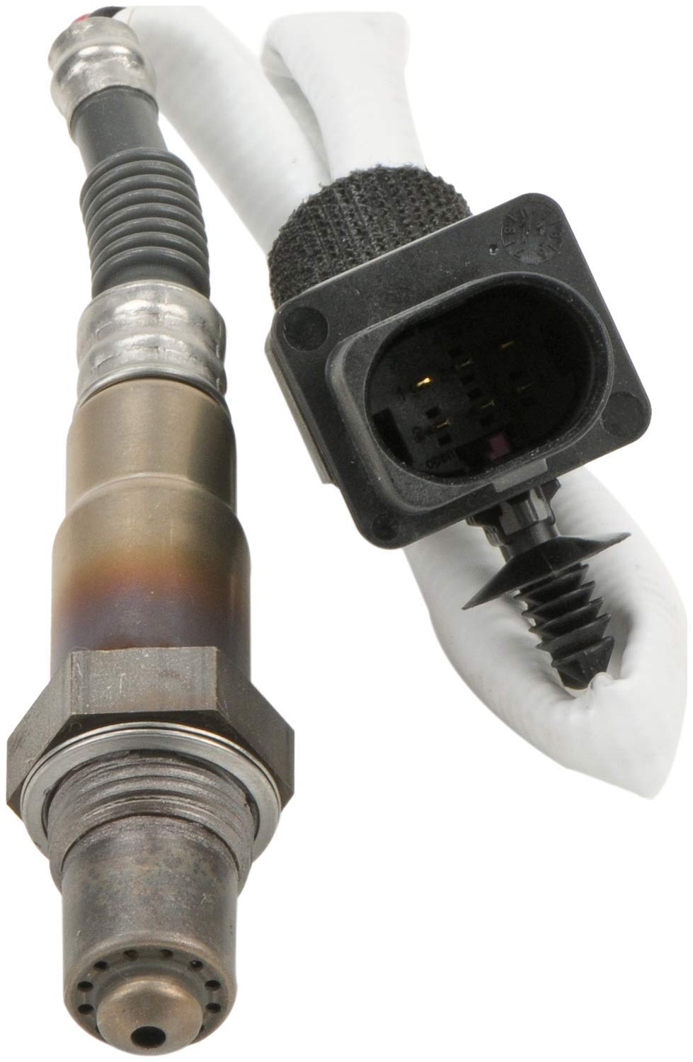 Bosch 17475 Original Equipment Oxygen Sensor - Compatible With Select Ford Escape, Expedition, E-Series Vans, Flex, Fusion, F-150, Taurus; Lincoln MKS, MKT, MKZ, Navigator; Mazda; Mercury + More