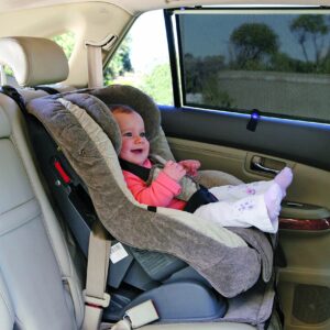 Dreambaby Extra Wide Car Window Shade, Black, 2 Pack