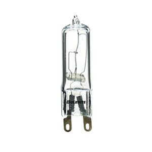 bulbrite q40g9cl 120-volt halogen jc type line voltage g9 flat pin bulb, 40-watt - halogen t4