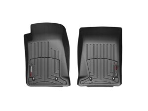 weathertech custom fit floorliners for chevrolet camaro - 1st row (442671), black