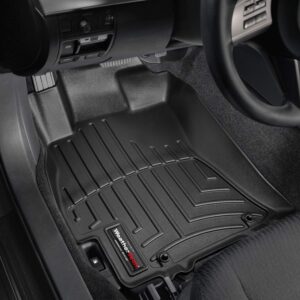 WeatherTech Custom Fit FloorLiners for Subaru Outback, Legacy - 1st Row (442591), Black