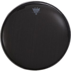 remo ks161400 black max marching 14-inch snare batter drum head with underlay