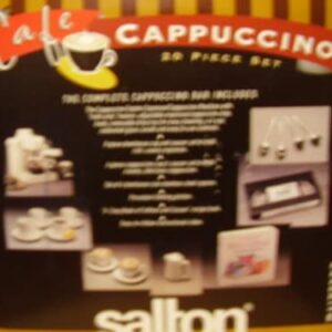 Salton Cafe Cappuccino 20 Piece Bar set