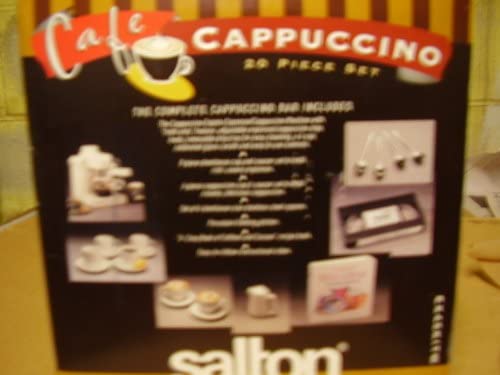 Salton Cafe Cappuccino 20 Piece Bar set