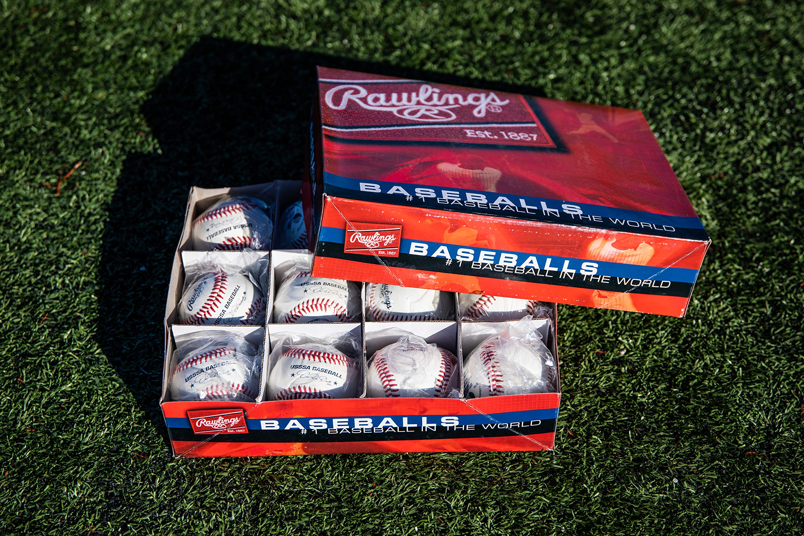 Rawlings | USSSA Baseballs | Tournament Grade | ROLBUSSSA | Youth/14U | 12 Count