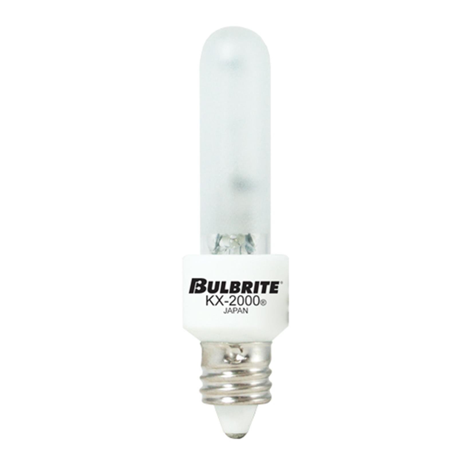 Bulbrite KX40FR/MC Mini-Candelabra Screw Base (E11) Light Bulb, 1 Count (Pack of 1), Frost