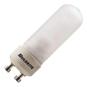 bulbrite q35fr/gu10 120-volt halogen djd type tubular gu10 bulb, frosted, 35-watt