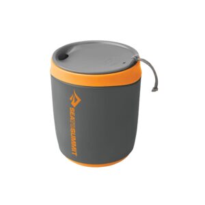 sea to summit delta insul-mug insulated camping cup, pindan orange