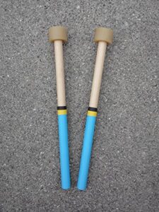 kakesa steel drum pan mallets sticks wood - guitar/cello