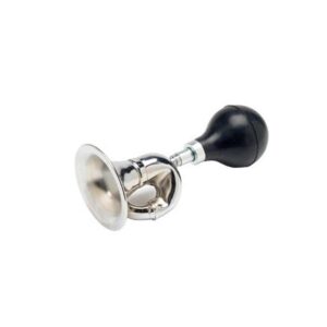 g ganen bugle horn, chrome plated w/ black bulb