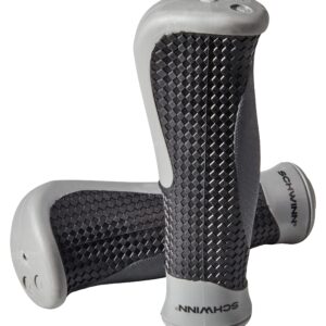 Schwinn Ergonomic Tri-Layer Gel Comfort Bicycle Grip, Black Small