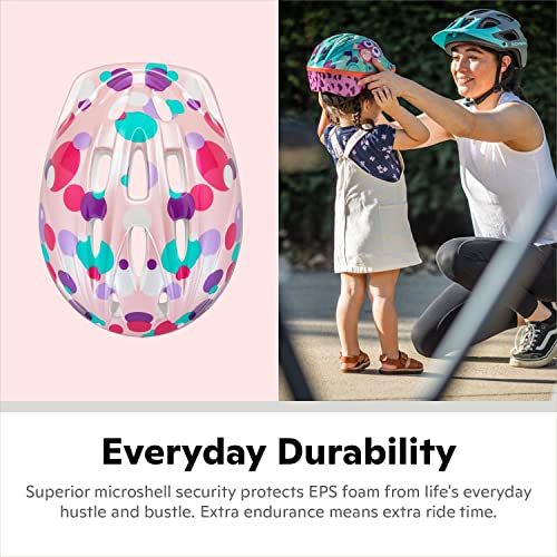 Schwinn Classic Toddler Bike Helmet, Dial Fit Adjustment, Kids Age 3 - 5 Year Olds, Girls and Boys Suggested Fit 48 - 52 cm, Carnival