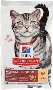 hill's feline adult indoor cat chicken dry mix 1.5 kg