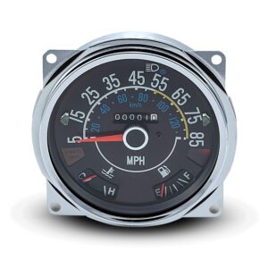 omix-ada | 17206.05 | speedometer cluster, 5-85 mph | oe reference: 5761110 | fits 1980-1986 jeep cj5 / cj7 / cj8