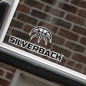 Silverback 54" In-Ground Height Adjustable Basketball System with Tempered Glass Backboard, Pro-Style Breakaway Rim, and Backboard Pad