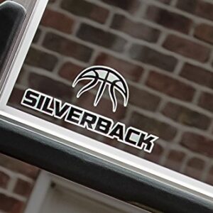 Silverback 60" In-Ground Basketball System with Adjustable-Height Tempered Glass Backboard and Pro-Style Breakaway Rim