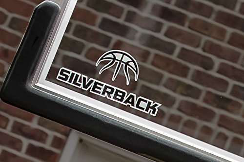 Silverback 60" In-Ground Basketball System with Adjustable-Height Tempered Glass Backboard and Pro-Style Breakaway Rim