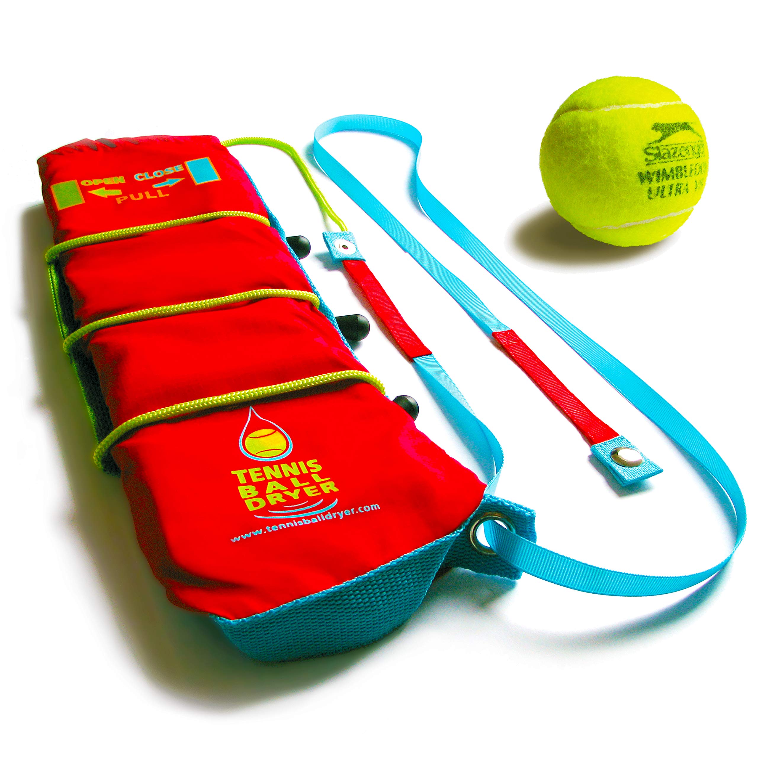 Tennis Ball Dryer -The 4-in-1 Tennis Gadget - Voted 'Best Tennis Gadget' - Includes 4 Great Features in 1. The Perfect Tennis Gift for Any Player.