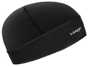 halo headband womens pullover skull cap, black