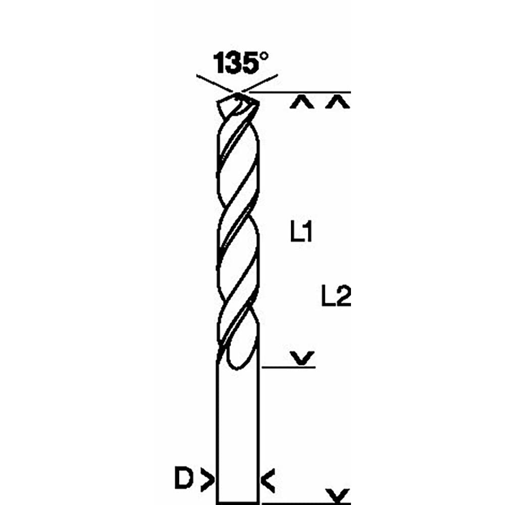 Bosch 2608595083 Metal Drill Bit Hss-G 13mmx3.98inx5.94In 5 Pcs