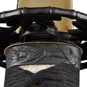 Handmade Sword - Samurai Katana Sword, Battle Ready, Hand Forged, 1045 Carbon Steel, Heat Tempered, Full Tang, Sharp, Wooden Scabbard (Bamboo)