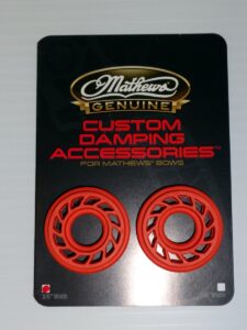 supazo genuine mathews solocam archery 3/8" rubber hds damper orange c