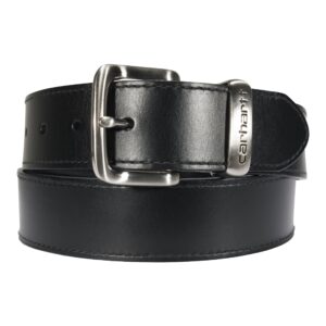 carhartt mens casual rugged for men, available in multiple styles, colors & sizes belt, black, 36 us