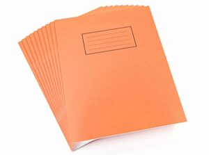 silvine exercise book 5mm squares 80 pages 229x178mm orange ref ex105 [pack of 10]