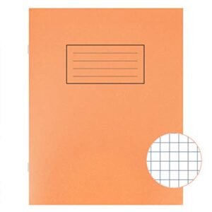 Silvine Exercise Book 5mm Squares 80 Pages 229x178mm Orange Ref EX105 [Pack of 10]