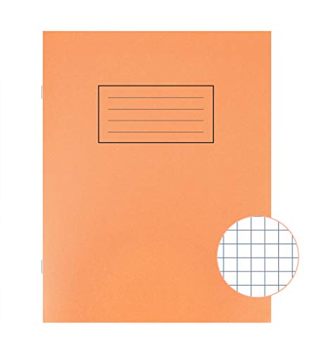 Silvine Exercise Book 5mm Squares 80 Pages 229x178mm Orange Ref EX105 [Pack of 10]