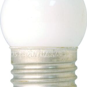 GE Lighting 41267 Nightlight Incandescent Bulb S11 Medium Screw (E26) 120V 7.5W Soft White, 12-Pack, 12 Count (Pack of 1), True