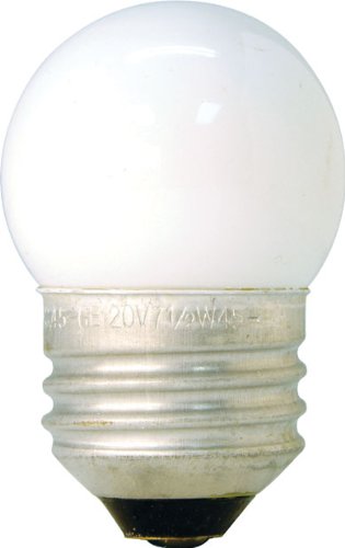 GE Lighting 41267 Nightlight Incandescent Bulb S11 Medium Screw (E26) 120V 7.5W Soft White, 12-Pack, 12 Count (Pack of 1), True