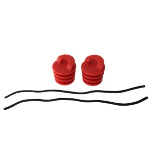 Ocean Kayak Scupper Stoppers - Pack of 2, (Large, Red)