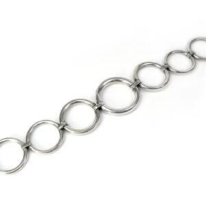 Sterling Silver Circle Links Bracelet