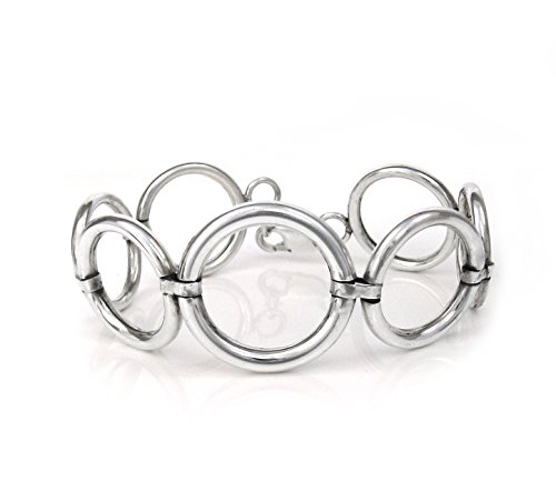 Sterling Silver Circle Links Bracelet