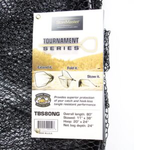 StowMaster TBS80NG Tournament Series Precision Landing Net, Gold/Black