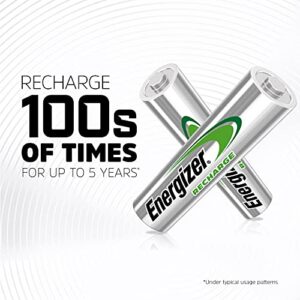 Energizer Power Plus Rechargeable AA Batteries (2 Pack), Double A Batteries