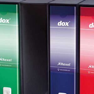 Rexel DOX 1 A4 Lever Arch File White_Parent 6 Pack