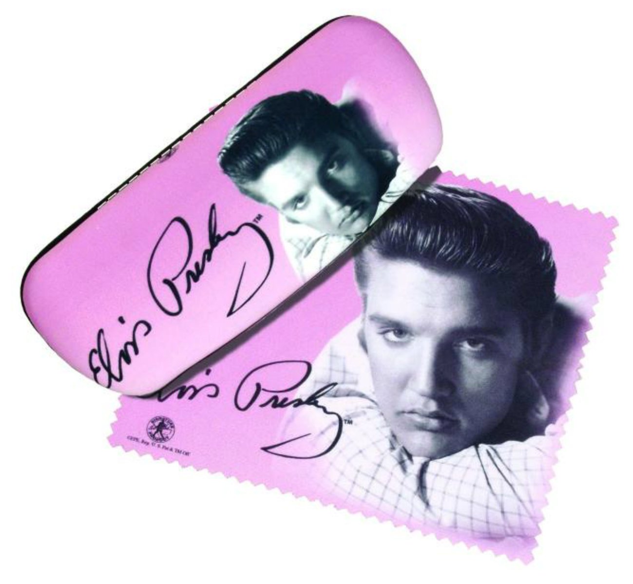 Spoontiques Elvis Pink Eyeglass Case