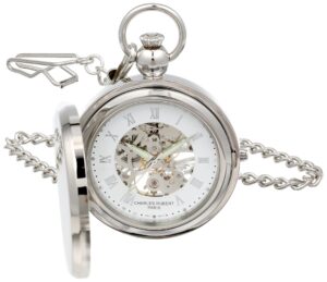 charles hubert 3850 mechanical picture frame pocket watch