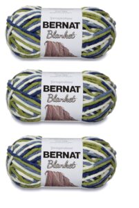 bulk buy: bernat blanket yarn (3-pack) oceanside 161200-103