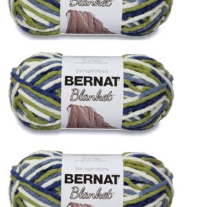 Bulk Buy: Bernat Blanket Yarn (3-Pack) Oceanside 161200-103