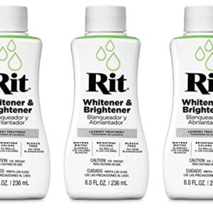 Rit Dye Liquid 8 Ounces Whitener and Brightener 8-50 (3-Pack)