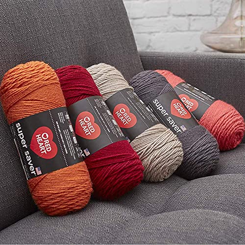 Red Heart Super Saver Yarn (3-Pack) Cherry Red E300-319